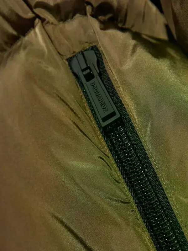 Dsquared2 Hooded Puffer Coat - Green