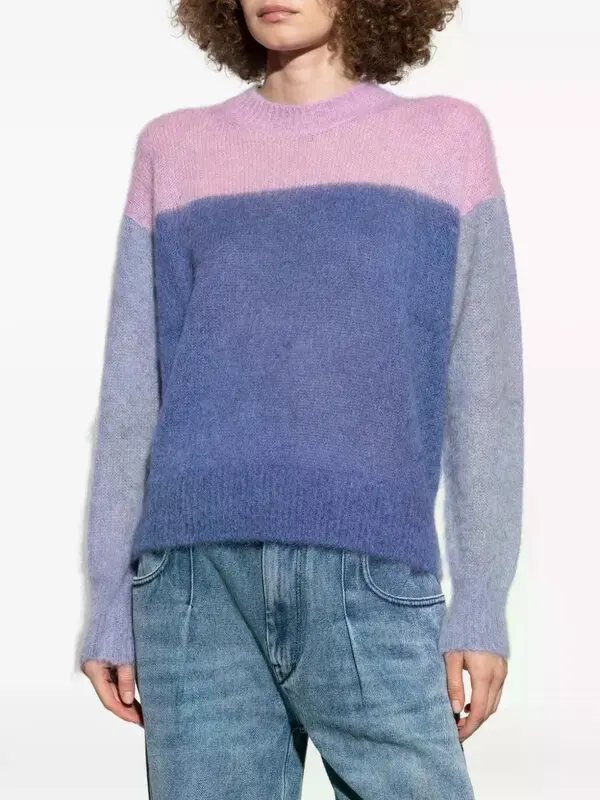 MARANT ETOILE Madeline Two-tone Sweater - Blue