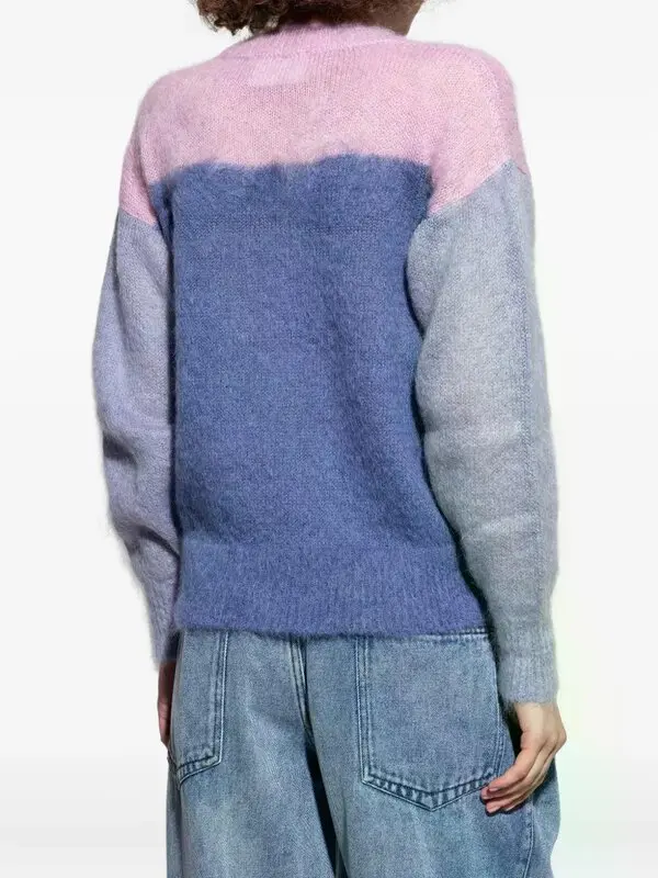 MARANT ETOILE Madeline Two-tone Sweater - Blue