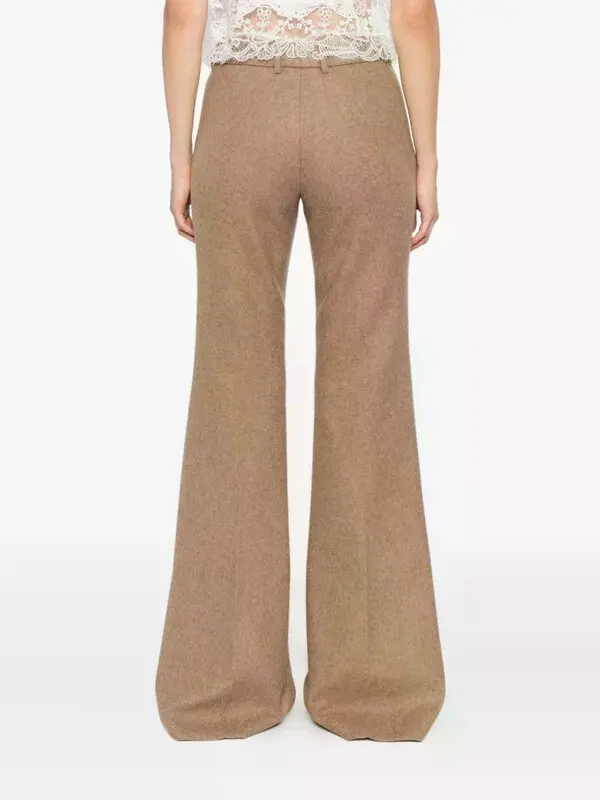 Ermanno Scervino Wool Blend Flared Trousers