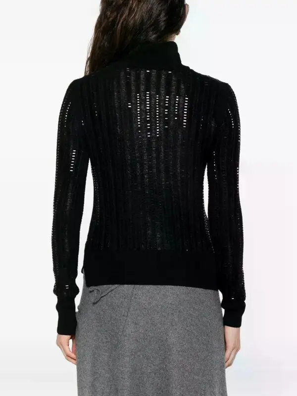 Ermanno Scervino Ribbed Turtleneck Sweater