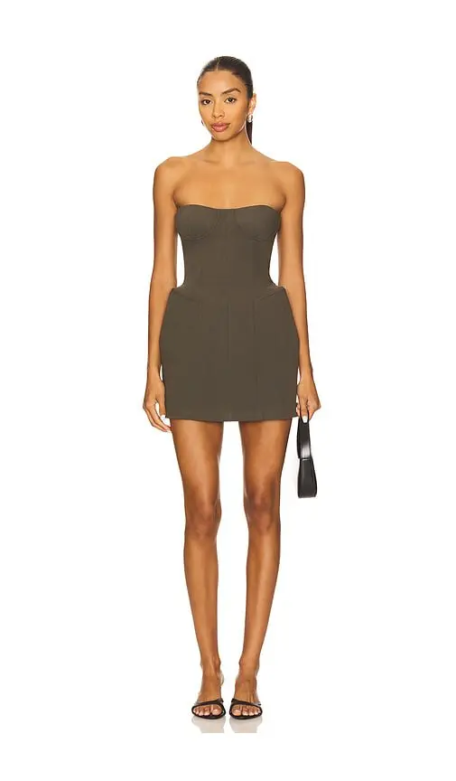 mini one shoulder black dress Aria One-Shoulder Mini Dress in Black