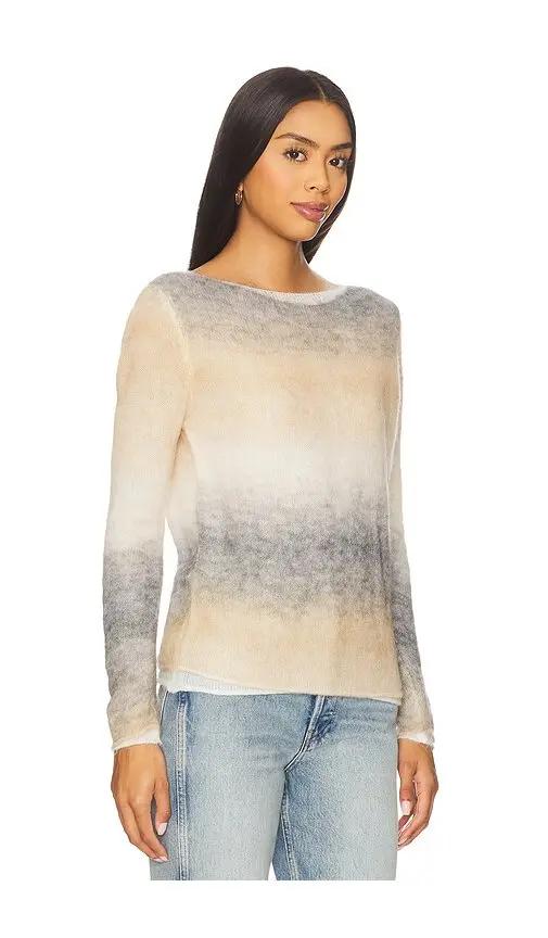 Line & Dot Abstract Ombre Sweater