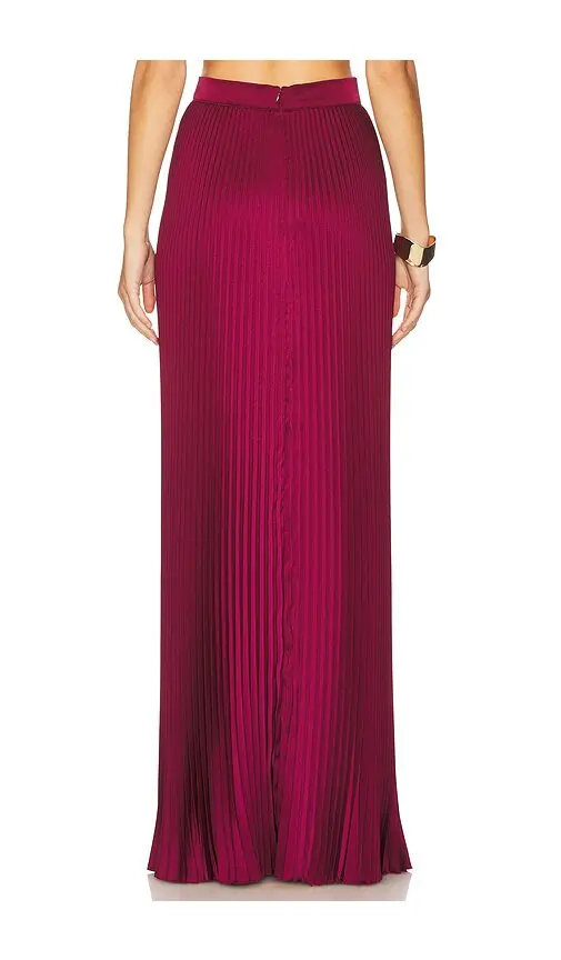 L'IDEE Gala Skirt - Wine