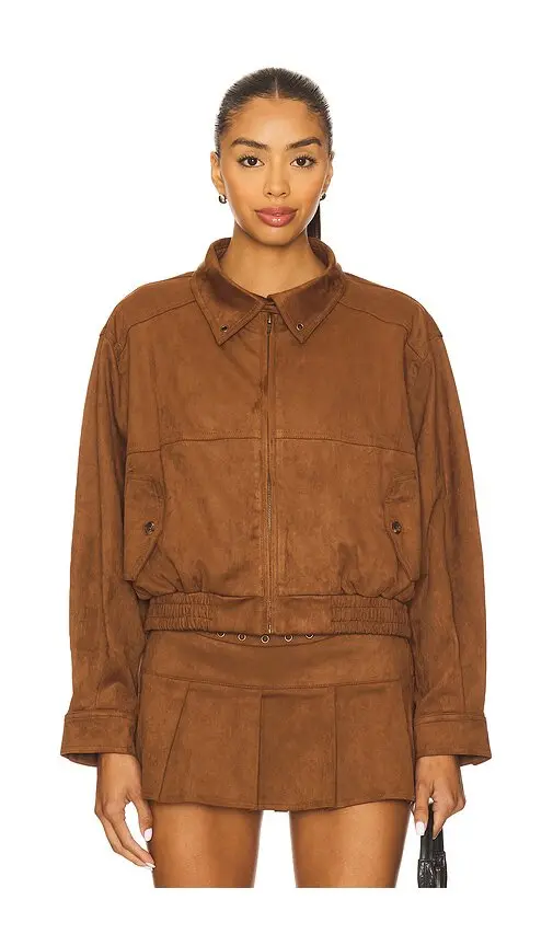 ZEMETA Mocca Suede Jacket