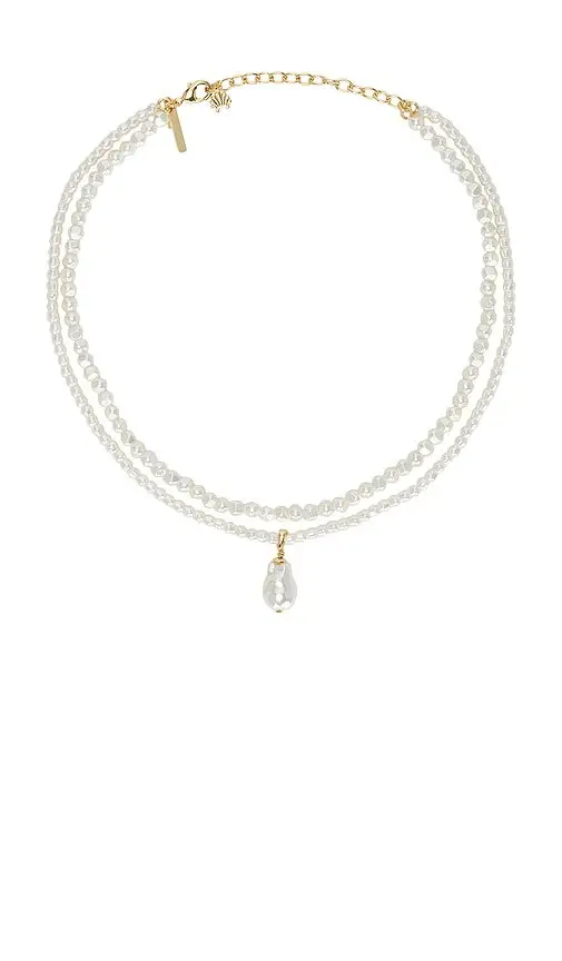Lele Sadoughi Estate Layered Necklace - Pearl