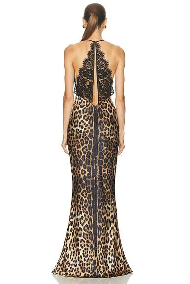 Retrofete Rainey Halterneck Gown