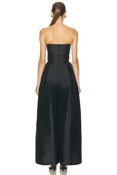 PatBO Taffeta Bloom Jumpsuit