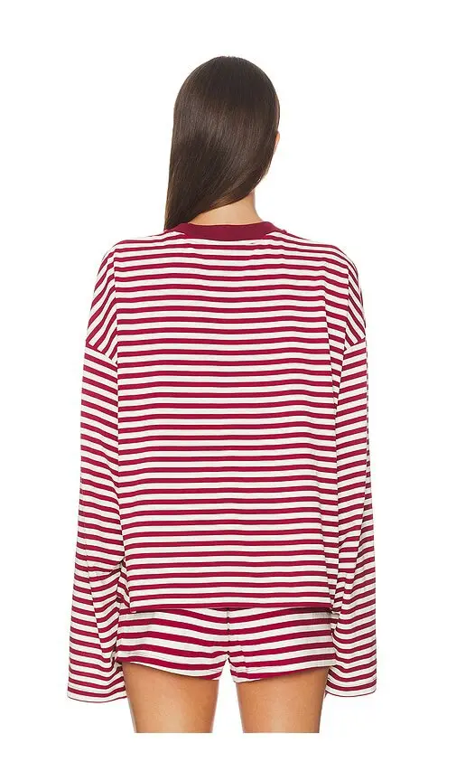 Lioness Bloom Long Sleeve Top - Wine