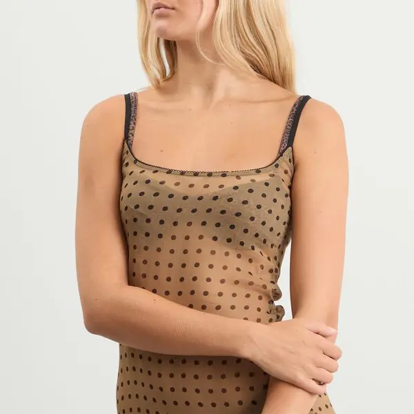 FRUITY BOOTY Nonna Polka Mini Dress