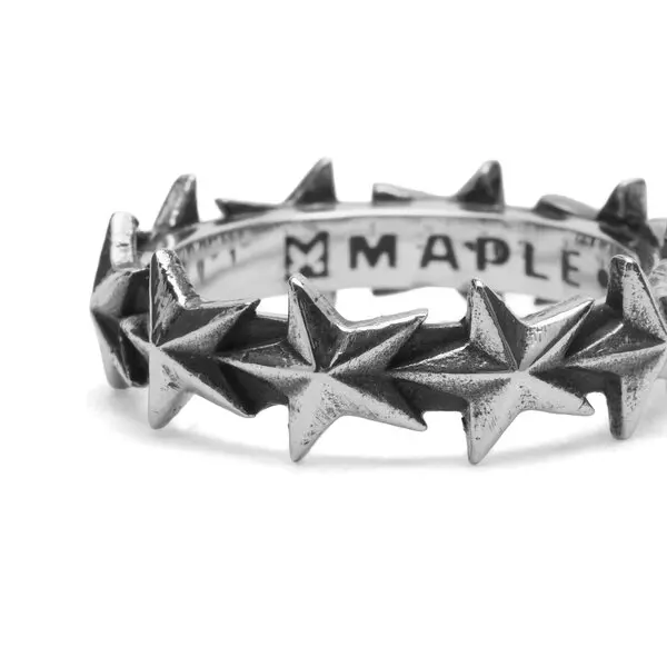 MAPLE Star Ring Medium - Silver
