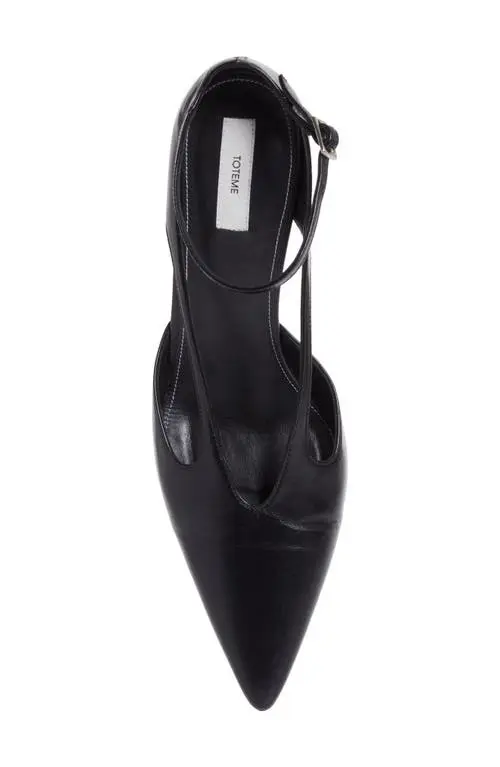 TOTEME Strappy Pointed-toe Pumps