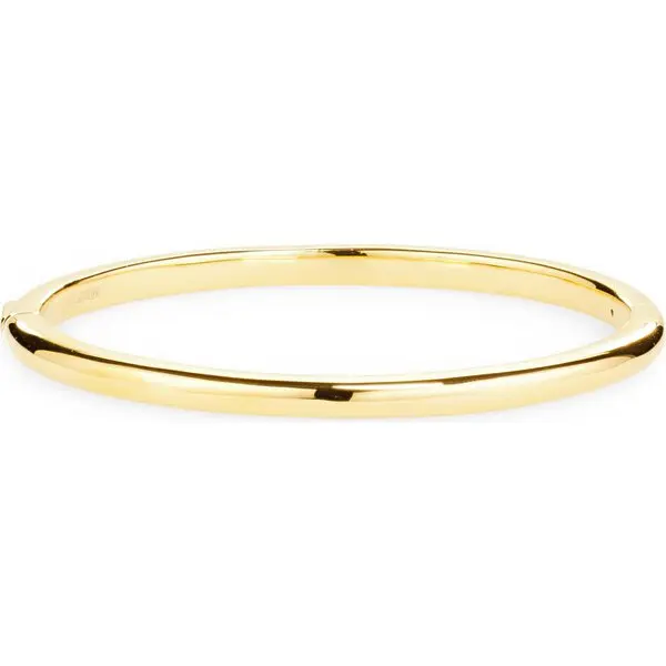 Monica Vinader X Kate Young Slim Bangle Bracelet - 18ct Gold Vermeil