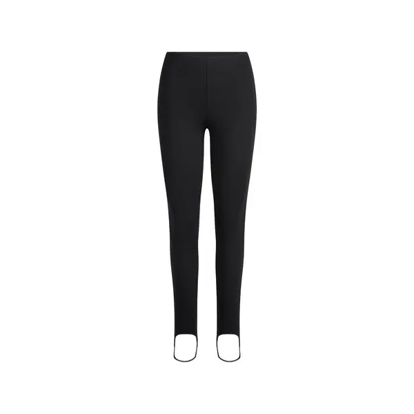 SKIMS The Essential Collection High Waisted Stirrup Legging - Obsidian