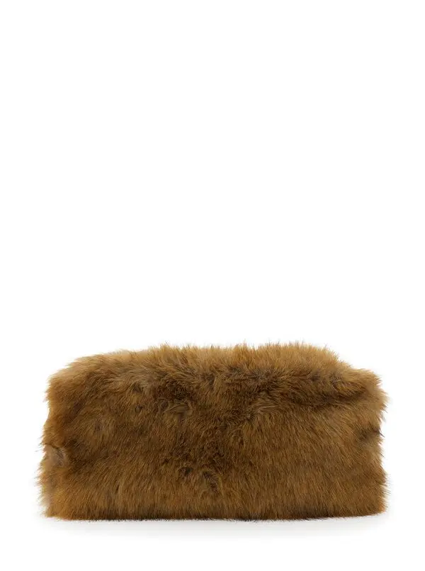 MSGM Faux Fur Clutch