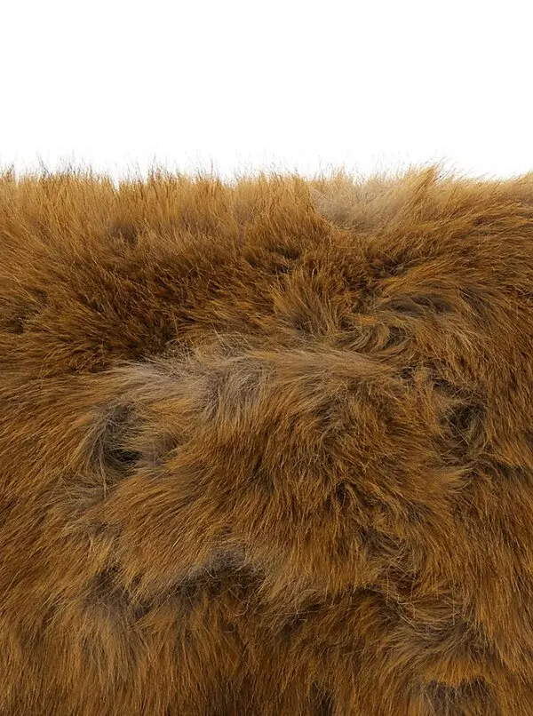 MSGM Faux Fur Clutch