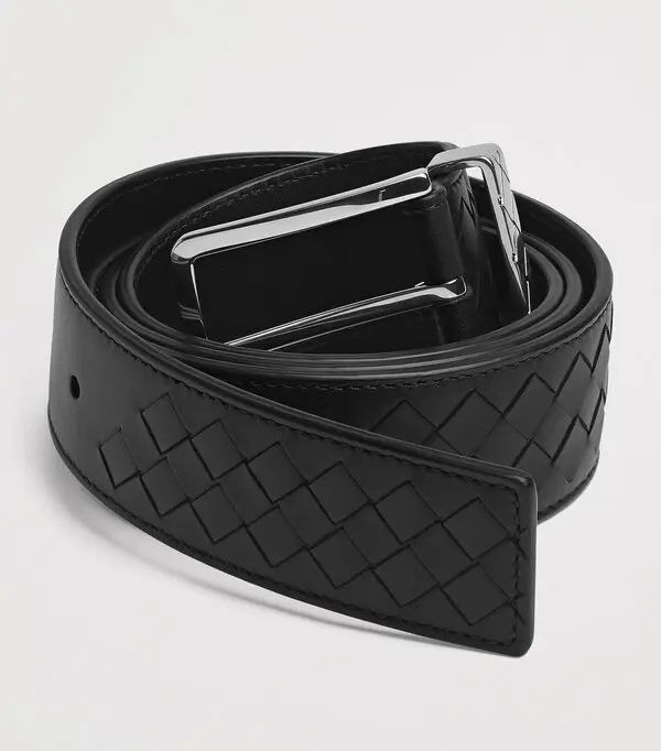Bottega Veneta Calfskin Intrecciato Loop Belt