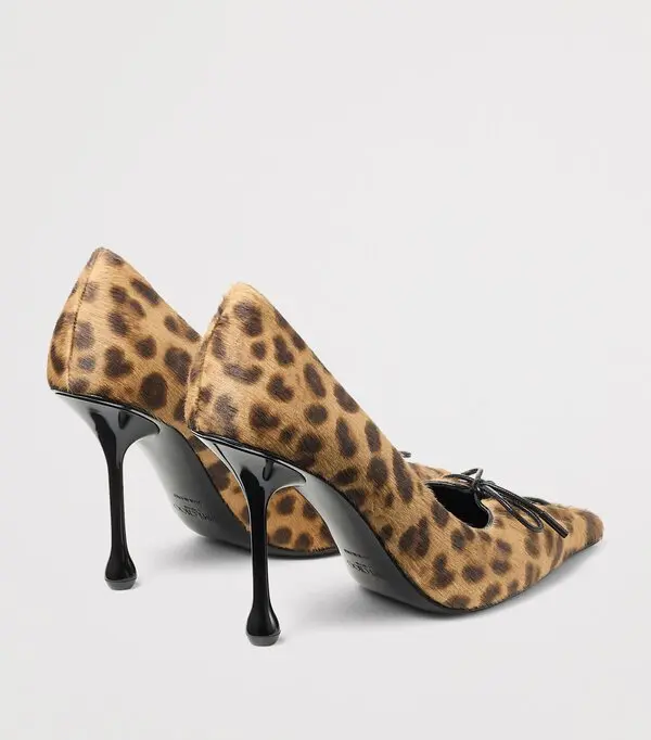 JIMMY CHOO Scarlet 95 Calf Hair Pumps - Neutral