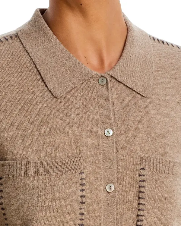 Bella Dahl Whipstitch Button-front Shirt
