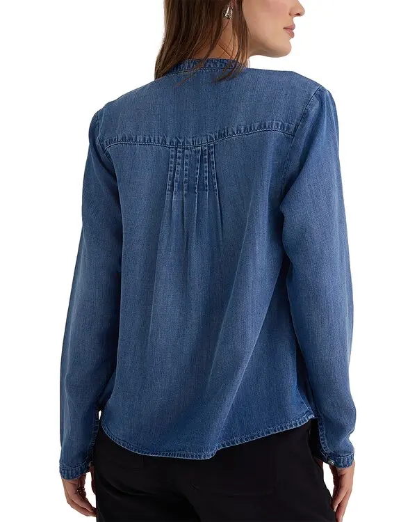 Bella Dahl Long Sleeve Pintuck Blouse