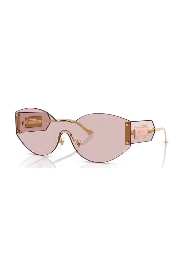 Versace Rimless Irregular Sunglasses - Pink