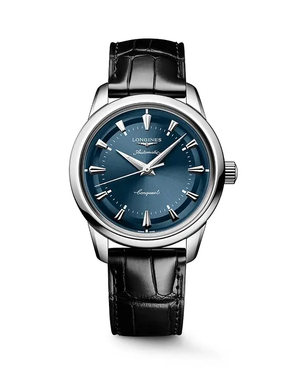 LONGINES Conquest Heritage 38mm Watch - Blue/black