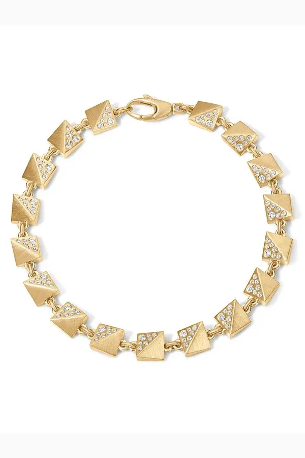 ETIQ Diamond Deconstruct Link Bracelet - Gold