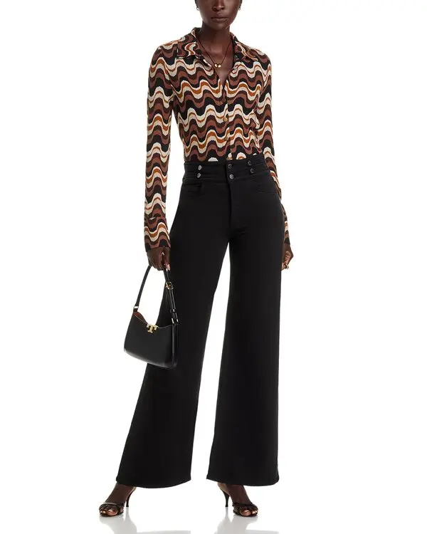 Ramy Brook Liv High Rise Wide Leg Jeans