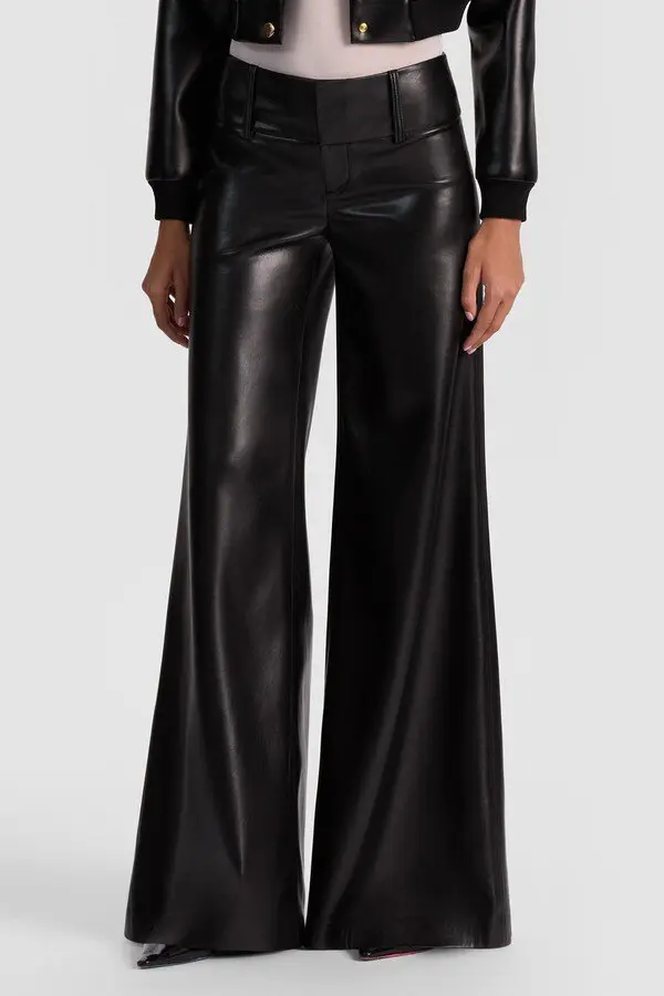 Alice + Olivia Olivia Vegan Wide Leg Pant