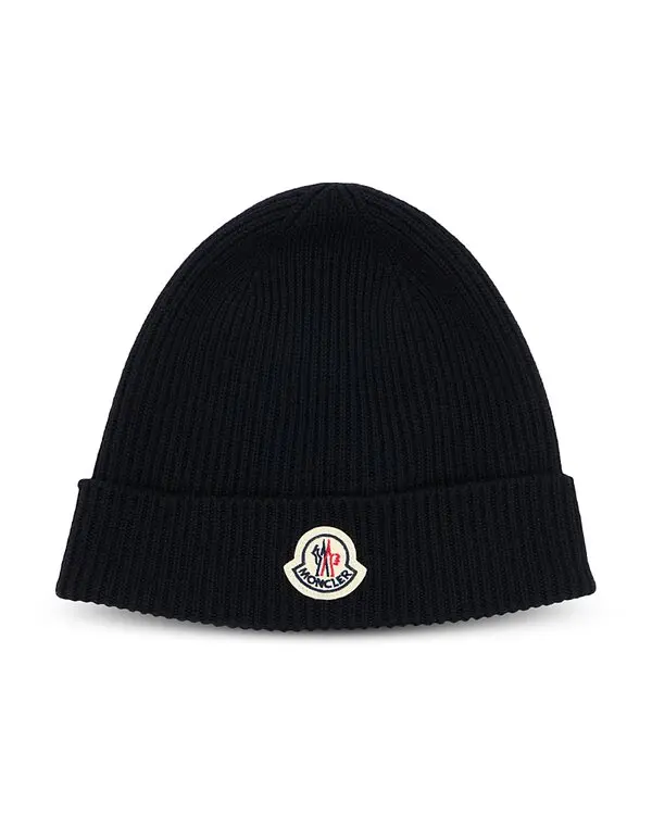 Moncler Wool Beanie - Navy