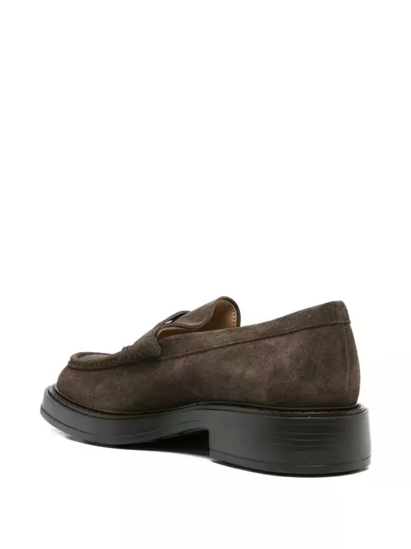 TOD'S Suede Penny Loafers