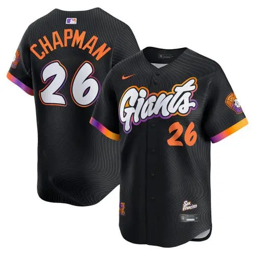 Nike Matt Chapman San Francisco Giants 2025 City Connect Limited Jersey - Anthracite