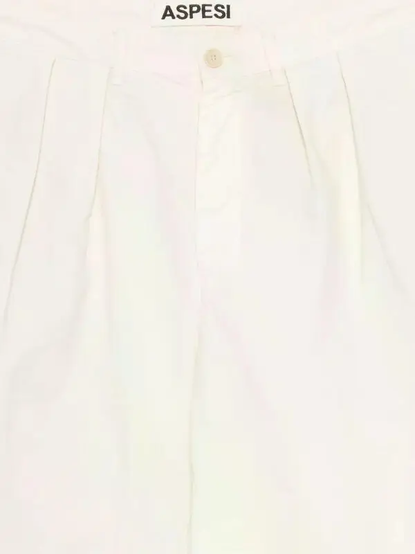 Aspesi Pleated Cotton Trousers