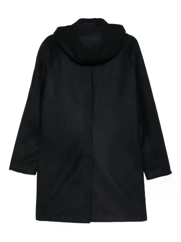 KIRED Hooded Coat With Flap-pocket Detail