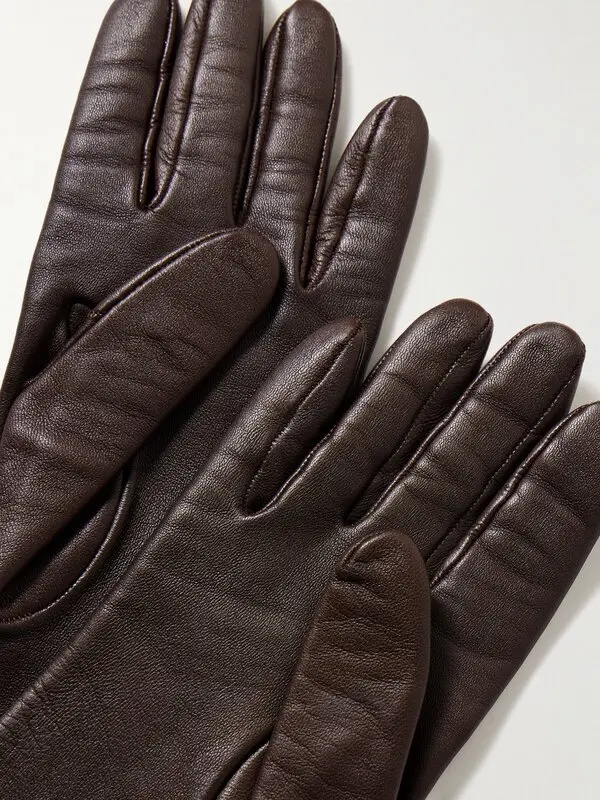 Khaite Remo Mid Leather Gloves