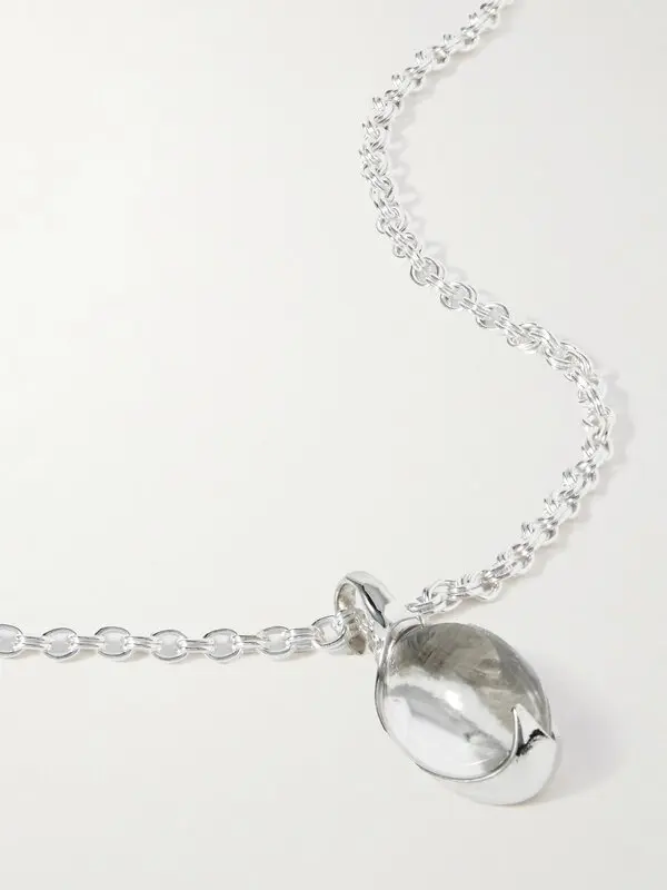 LOREN STEWART Orb Quartz Pendant Necklace
