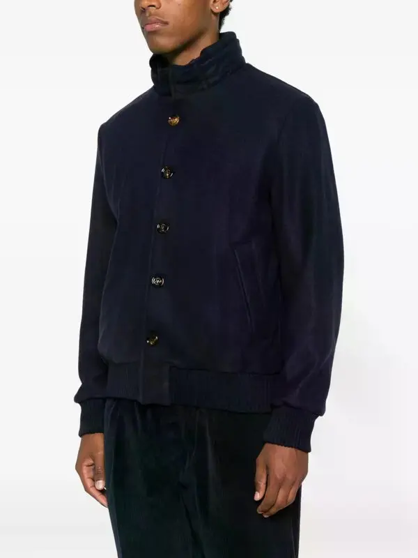 KIRED Button-fastening Bomber Jacket