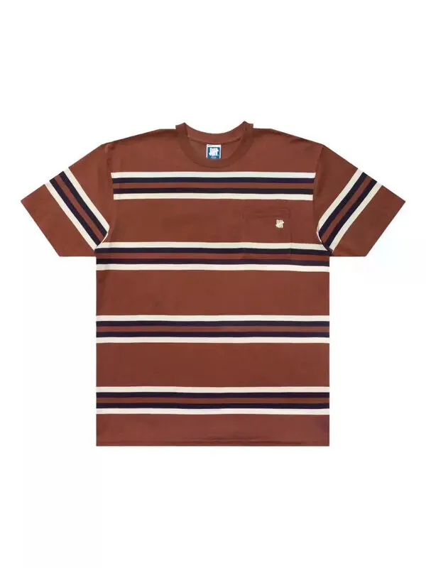 UNDEFEATED Summer Stripe T-shirt - Brown