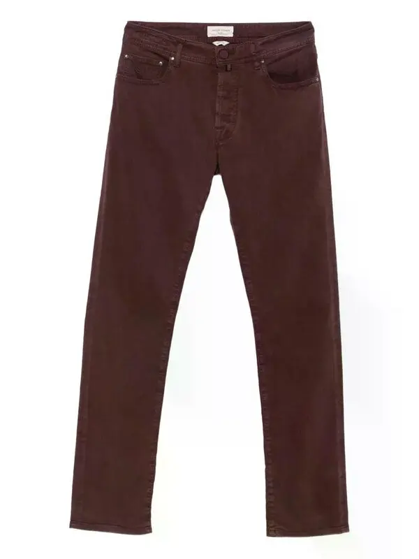 Jacob Cohen Scoot Five-pocket Trousers - Brown