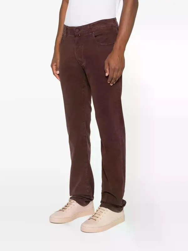 Jacob Cohen Scoot Five-pocket Trousers - Brown