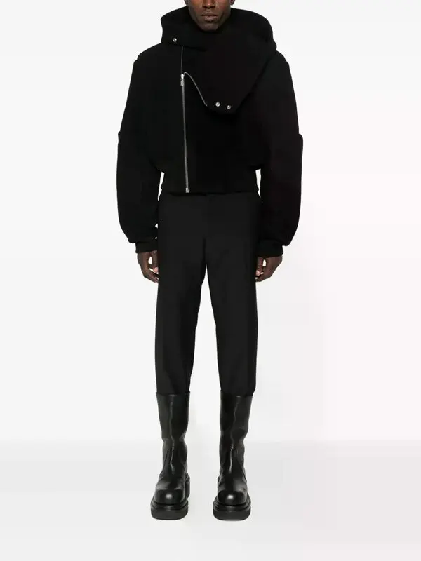 Rick Owens Hooded Zip-up Jacket