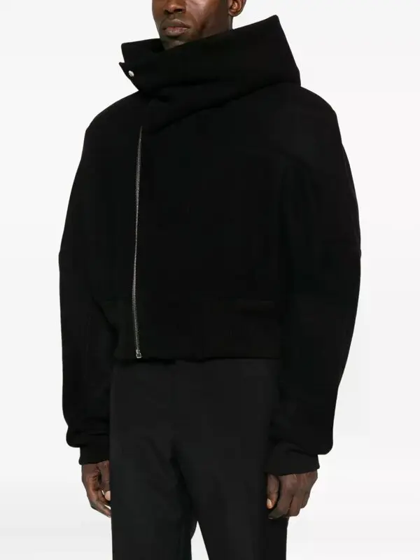 Rick Owens Hooded Zip-up Jacket