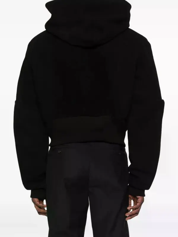 Rick Owens Hooded Zip-up Jacket