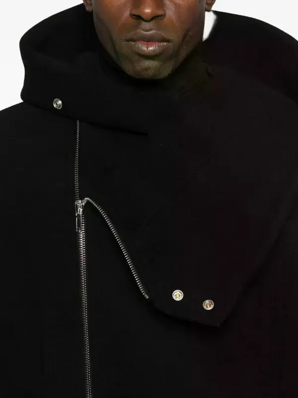 Rick Owens Hooded Zip-up Jacket
