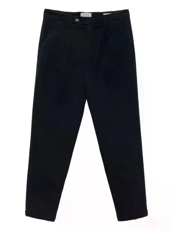 RE-HASH Pleated Straight Leg Trousers - Blue