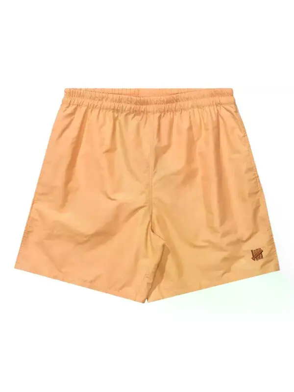 UNDEFEATED Logo-embroidered Swim Shorts - Brown