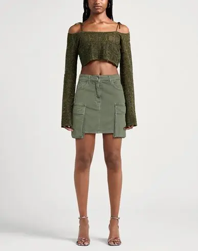 BARROW Mini Cotton Military Skirt