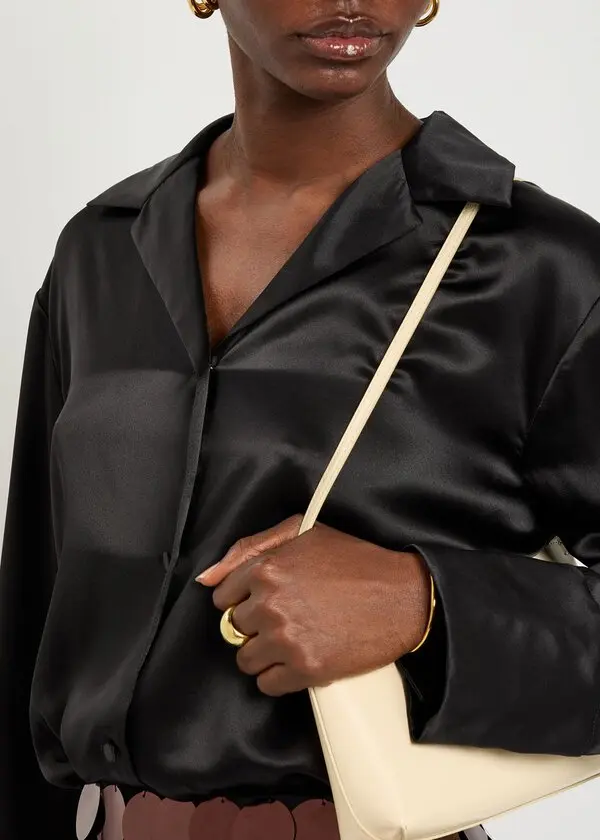 ROKSANDA Delan Silk-satin Shirt - Black