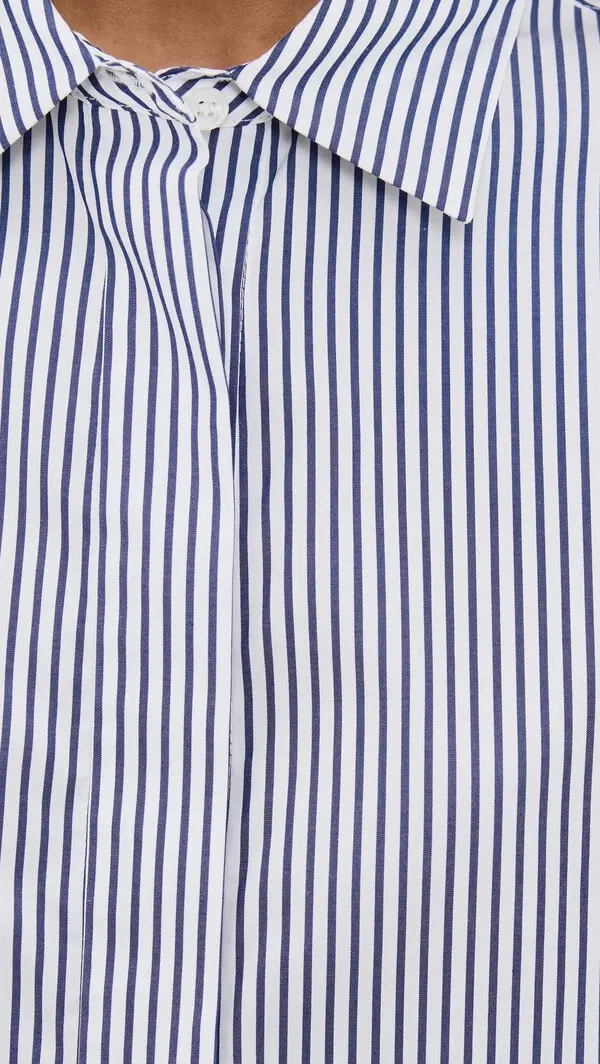 A.L.C. Maude Striped Poplin Top