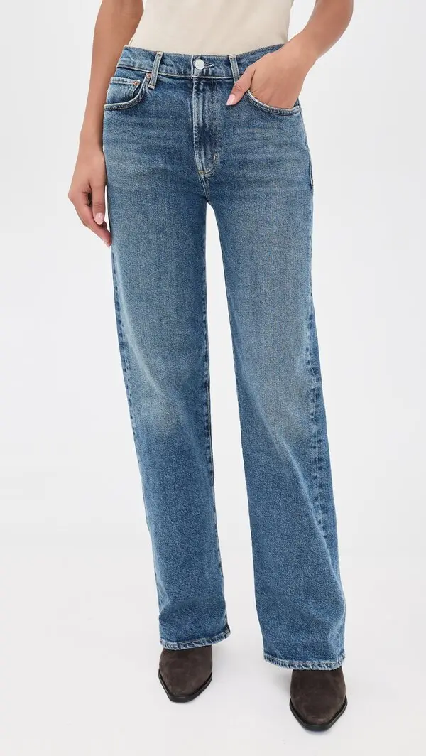 AGOLDE Harper Mid-rise Relaxed Straight Jean